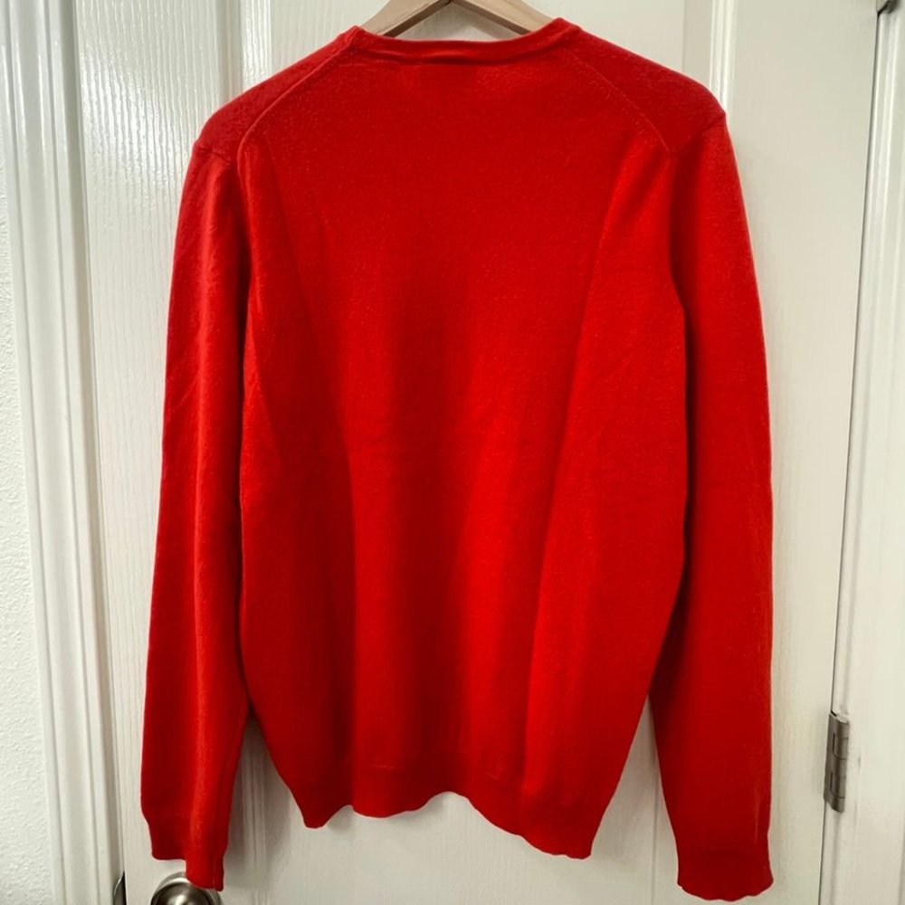 Lacoste Men's Cashmere Crew Neck Red Sweater (New) Me… - Gem